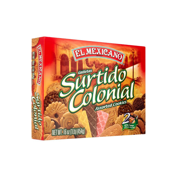 El Mexicano - Galletas Surtidas Colonial - Caja X 454 GR – Mrfermore